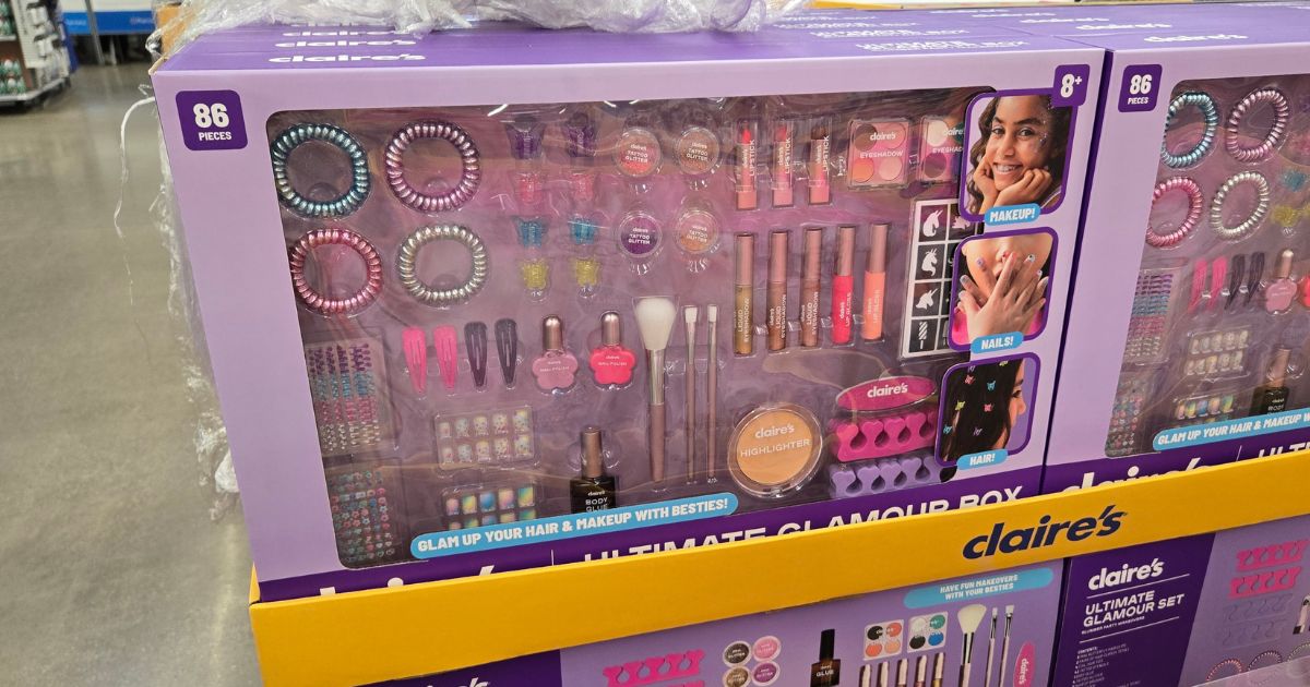 Claire's Ultimate Glamour Box Just Dropped to Only $25 on Walmart.com ...