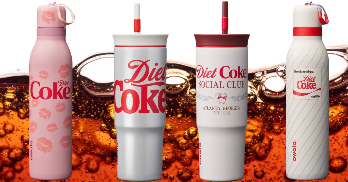 NEW Diet Coke Owala Bottles & Tumblers Available at Target | Hip2Save
