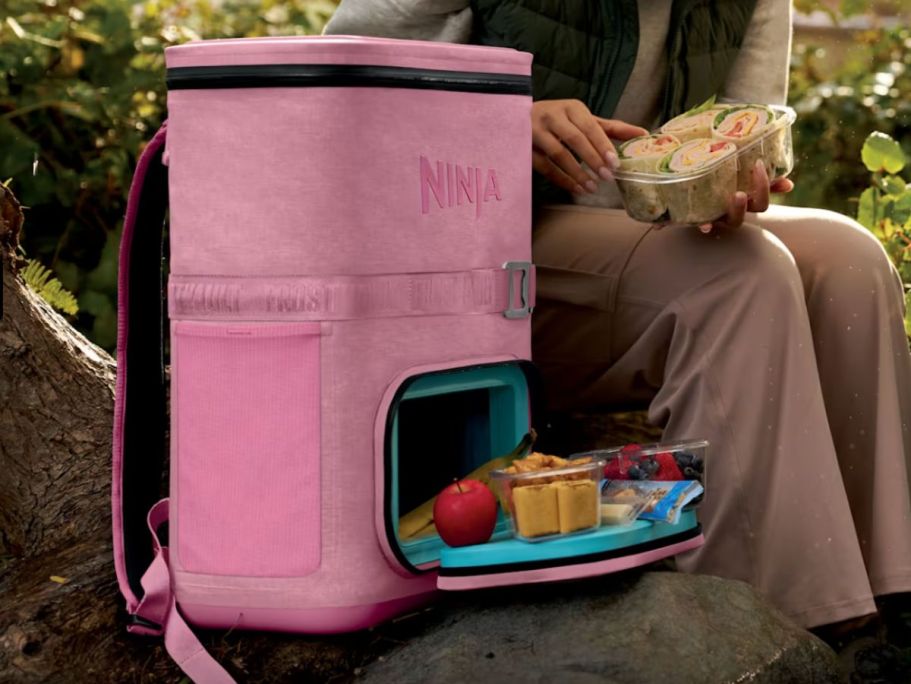 Ninja FrostVault Go Backpack Soft Cooler w/ Dry Zone Only $119.98 ...
