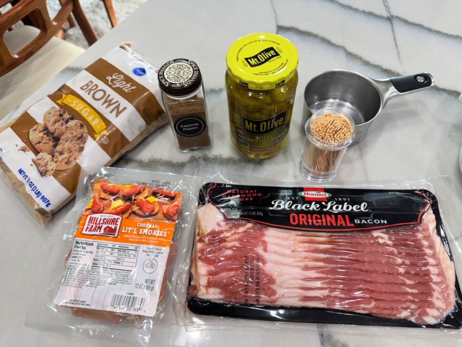 These Bacon Wrapped Smokies are Sweet Heat Perfection!