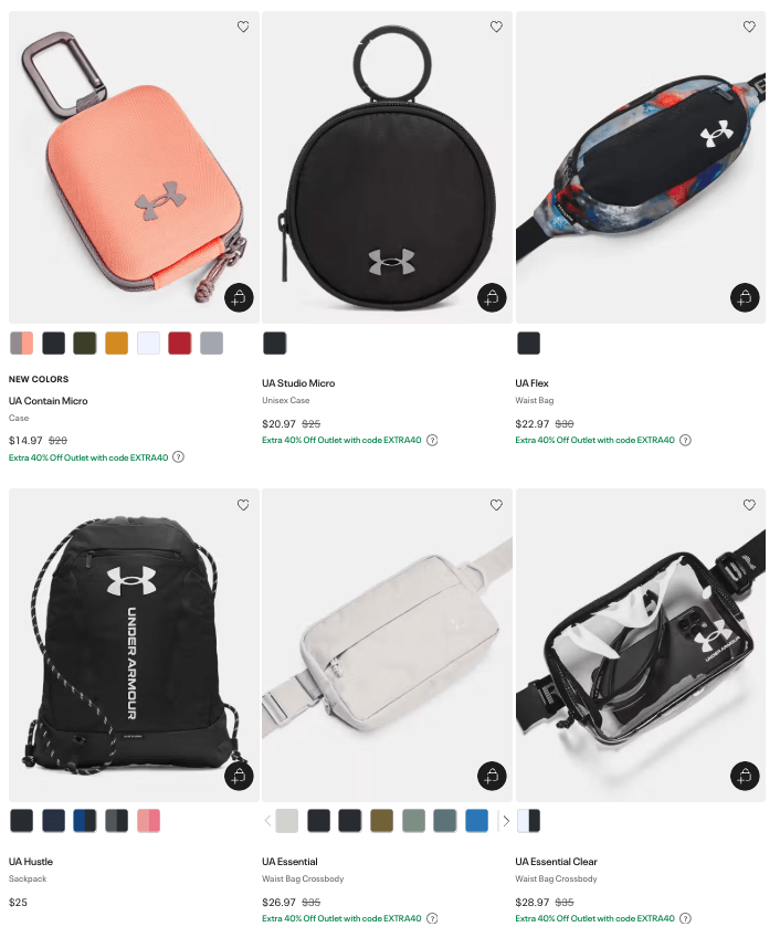 Up to 60% Off Under Armour Bags + Free Shipping | Styles from $7.63 ...