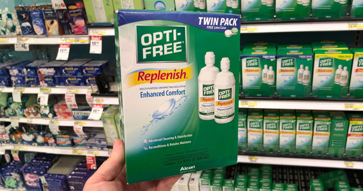 Opti-Free Contact Lens Solution 2-Pack Only $5 Shipped on Amazon (Reg ...