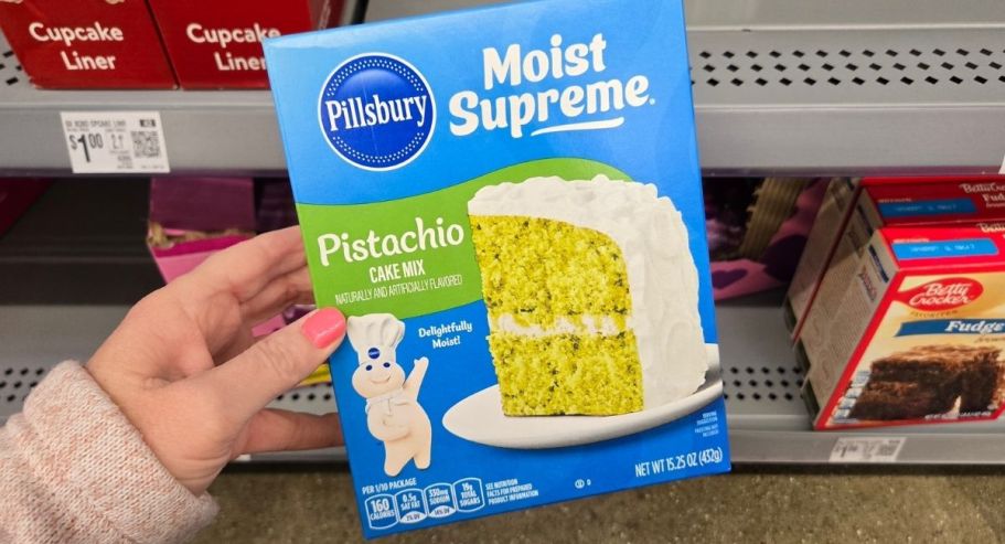 NEW Pillsbury Pistachio Cake Mix & Frosting Spotted at Walmart | Hip2Save