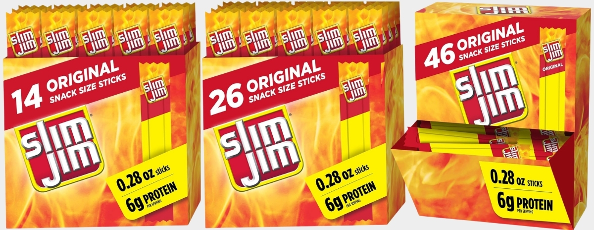 Slim Jim Snack Size 28-Count Just $4.45 Shipped on Amazon | Hip2Save