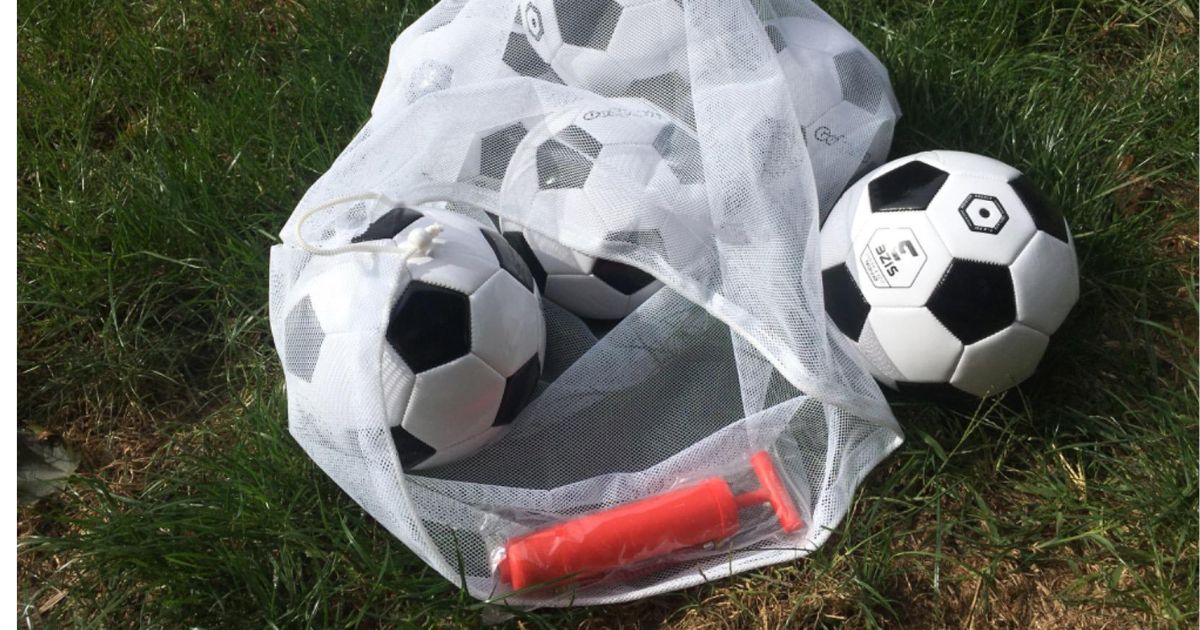 SIX Soccer Balls w/ Pump & Bag Only $17.99 Shipped (Reg. $60) | Hip2Save