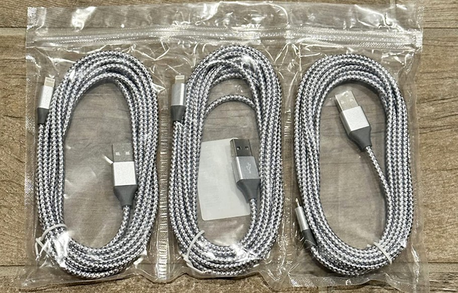 iPhone 10' Lightning Charging Cables 3-Pack Only $3.49 on Amazon (Reg ...