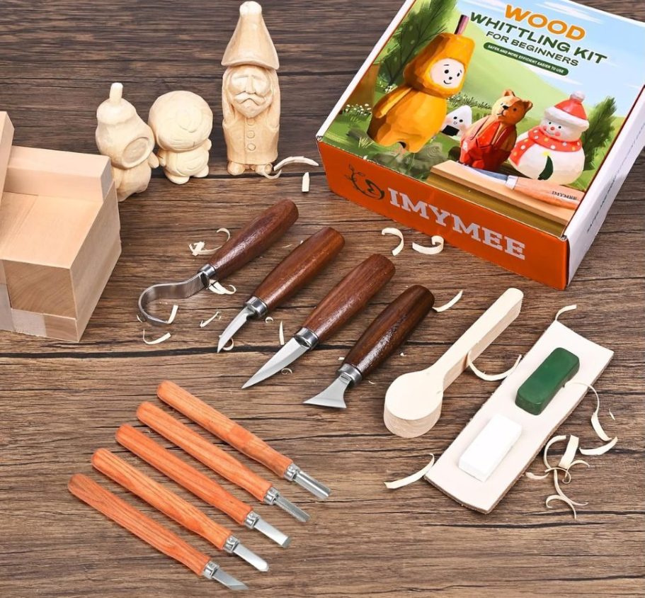 25-Piece Beginner Wood Whittling Kit Only $17.54 on Amazon (Reg. $30 ...
