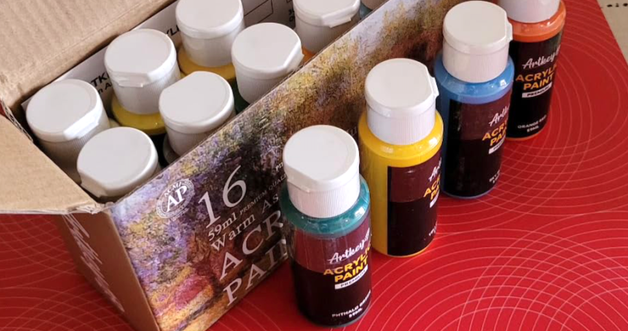 Acrylic Paint 24-Color Set Just $9.49 on Amazon (Regularly $19) | Hip2Save