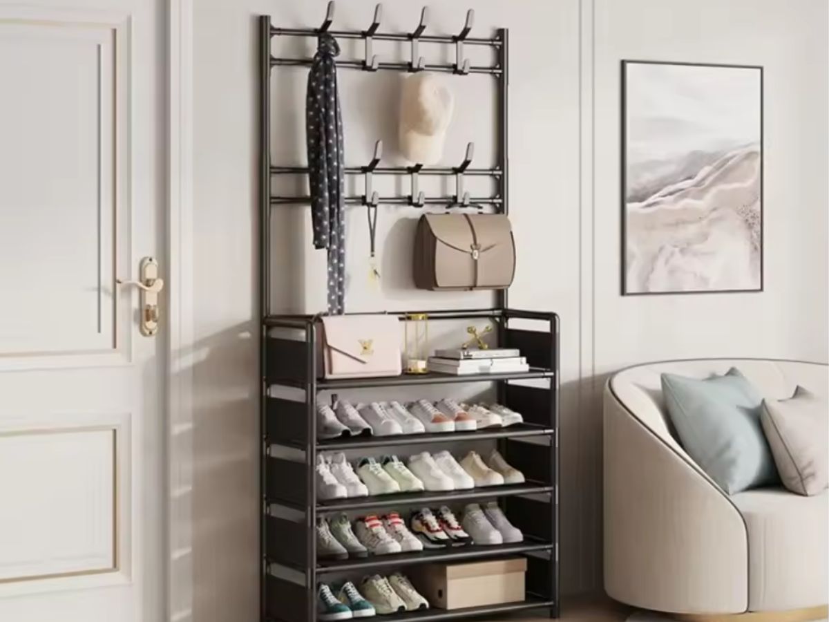 Storage Rack Just $11 Shipped | Perfect for Smaller Spaces | Hip2Save